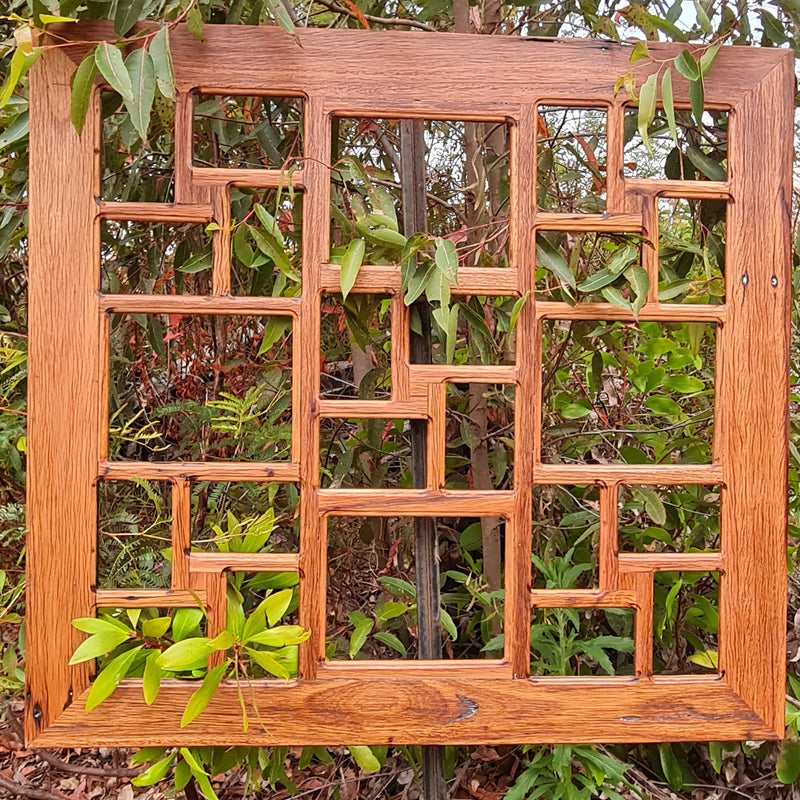 Large Square Timber Multi Photo Frame for 24 photographs made in Austr